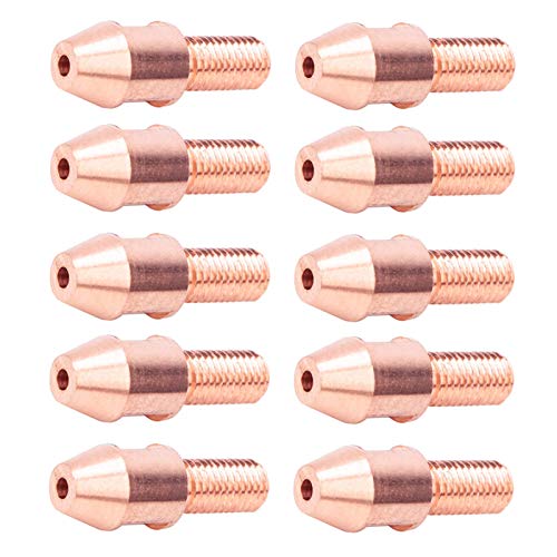 10Pcs Welding Contact Tip, Arc Welding Nozzle for Screw M12 Submerged Arc Welding Accessory Arc Welding Tip Welder Tool(0.4)