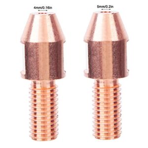 10Pcs Welding Contact Tip, Arc Welding Nozzle for Screw M12 Submerged Arc Welding Accessory Arc Welding Tip Welder Tool(0.4)