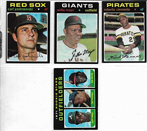 1971 Topps Baseball Complete 752 Card Set Exmt to Nrmt Clean