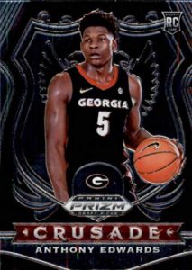 basketball nba 2020-21 panini prizm draft picks #81 anthony edwards