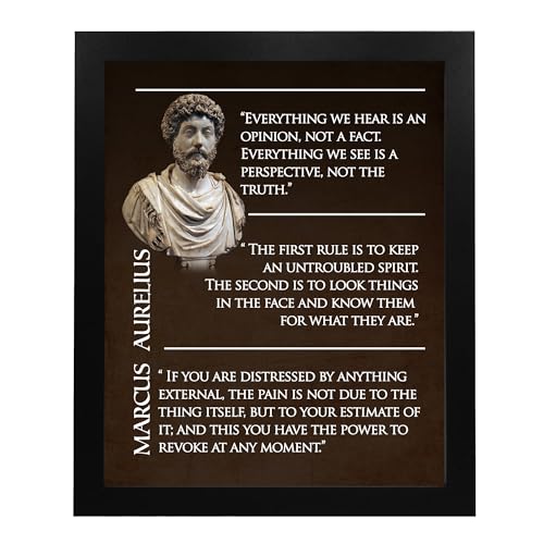 Untroubled Spirit - Motivational wall decor, Perfect Inspirational Wall Art, Adorn your home, Educational Institutes, and Community Spaces with these Philosophical Quotes Prints, Unframed - 11x14