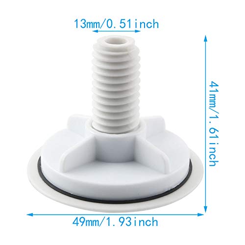 WHYHKJ 2pcs Kitchen Sink Hole Cover Faucet Hole Cover Kitchen Sink Tap Hole Plate Stopper Cover Kitchen Bathroom Supplies Faucet Accessories