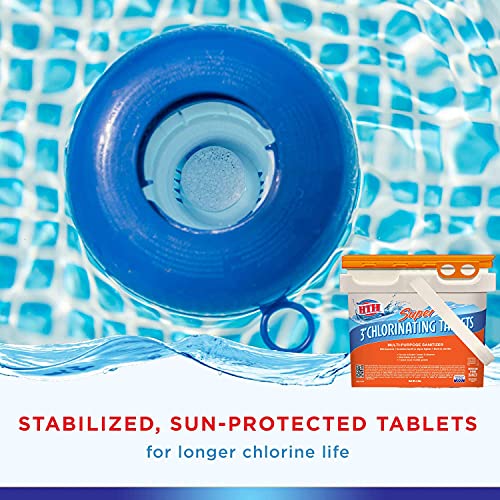 HTH 42042 Super 3" Chlorinating Tablets Swimming Pool Chlorine, 5 lbs