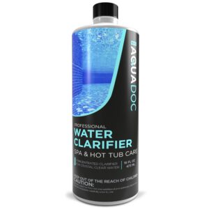 spa clarifier & hot tub clarifier for fast acting cloudy water treatment, the spa clarifier hot tub owners love, use our hot tub water clarifier to keep your spa clear & balanced - mav aquadoc 16oz