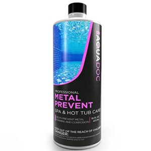 spa metal control - advanced spa metal and stain control & spa metal prevent. maximize your hot tub metal and stain control and keep the spa metal out of your hot tub - mav aquadoc 16oz