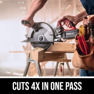 SKIL 10-1/4'' TRUEHVL Cordless Worm Drive Skilsaw Circular Saw Kit with 2 Batteries - SPTH70M-21