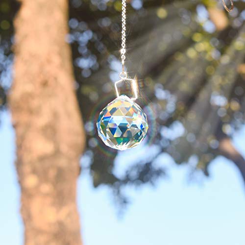 Sun Shine Catcher Chains for Pendant Prisms, 18.11 inch Crystal Prismatic Ball Suspension Chain with Hook for Crystal Prism Decoration DIY Crystal Decoration(10PCS)