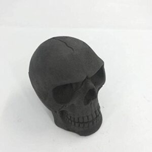 Vinyl Etchings 8pcs Imitated Human Skull Gas Log for Indoor or Outdoor Fireplaces, Fire Pits Halloween Decor