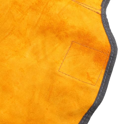 Scicalife Welding Leg Cover Thicken Knee Pads Abrasion Resistant Welding Spats Leg Cover Sleeve Wraps for Welder Heat Abrasion Resistant Foot Leg Protection