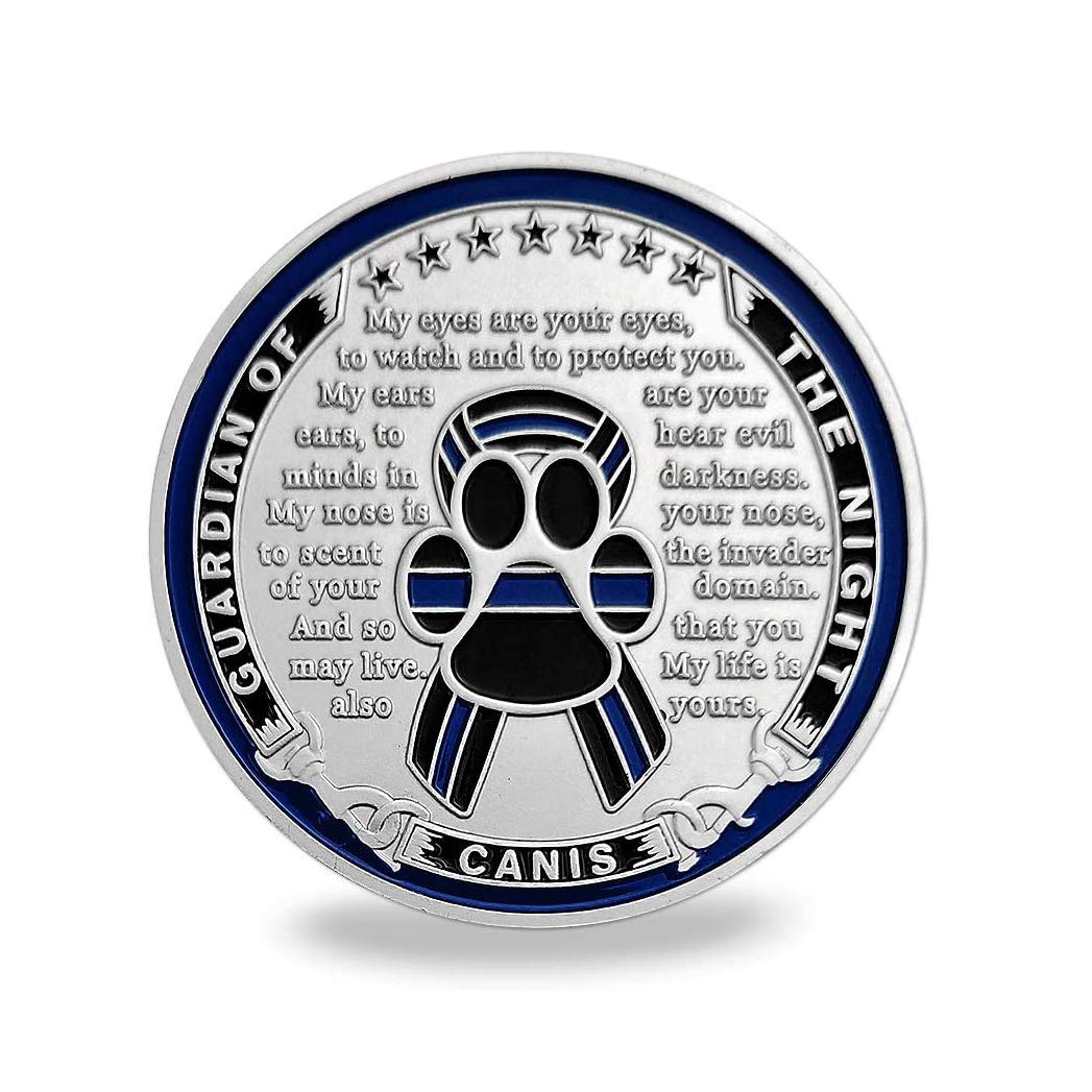 K9 Police Challenge Coin Law Enforcement Officer Canine Military Coins