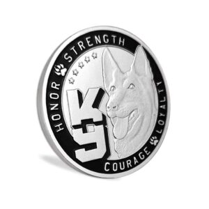 K9 Police Challenge Coin Law Enforcement Officer Canine Military Coins