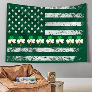 Gormcore Happy St. Patrick's Day Flag American Flag Lucky Banner Flag with Brass Grommets,Outdoor Sign House Banner Polyester Yard Lawn Outdoor Decor 3x5 Ft