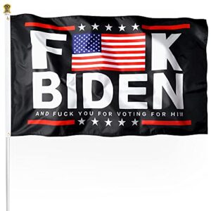 xifan premium funk fuck joe biden fjb flag 3x5 ft, anti biden banner, quality polyester, brass grommets indoor outdoor decoration