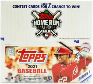 2021 topps series 1 baseball retail display box