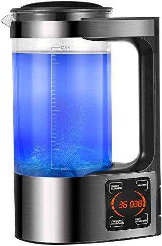 WUGOSU 2L Large Capacity Hydrogen Water Pitcher Maker Machine, Hydrogen Water Bottle Generator with SPE and PEM Technology, US Membrane Make Hydrogen Content up to 1500 PPB