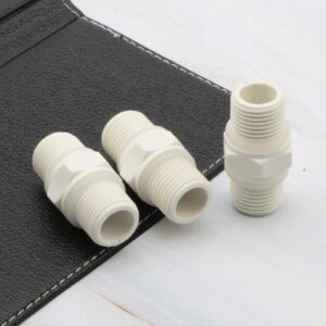 5 PCS 1/2" to 1/2" Male Nylon Pipe Connect Quick Fitting for RO System Water Filter