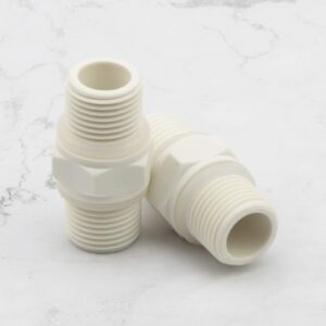 5 PCS 1/2" to 1/2" Male Nylon Pipe Connect Quick Fitting for RO System Water Filter