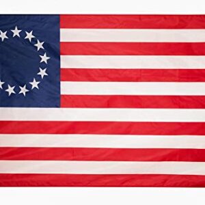 PringCor Betsy Ross Polyester Flag 3x5FT American Revolution Patriotic 13 Star …