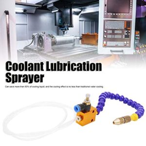 2Pcs Mist Coolant Lubrication Spray System, for 8mm Air Pipe CNC Lathe Milling Drill A for The Liquid That Requires No Pressure Output