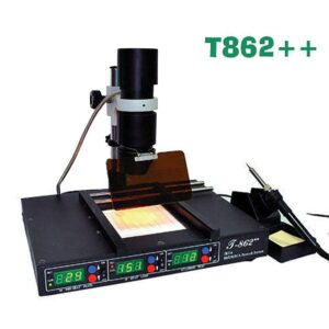 T862++ BGA Rework Station Infrared IR Soldering SMD Welder Preheating Machine Soldering Heating Tool