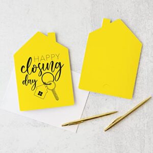 Set of "Happy Closing Day" Greeting Cards | Envelopes Included | 4-GC002