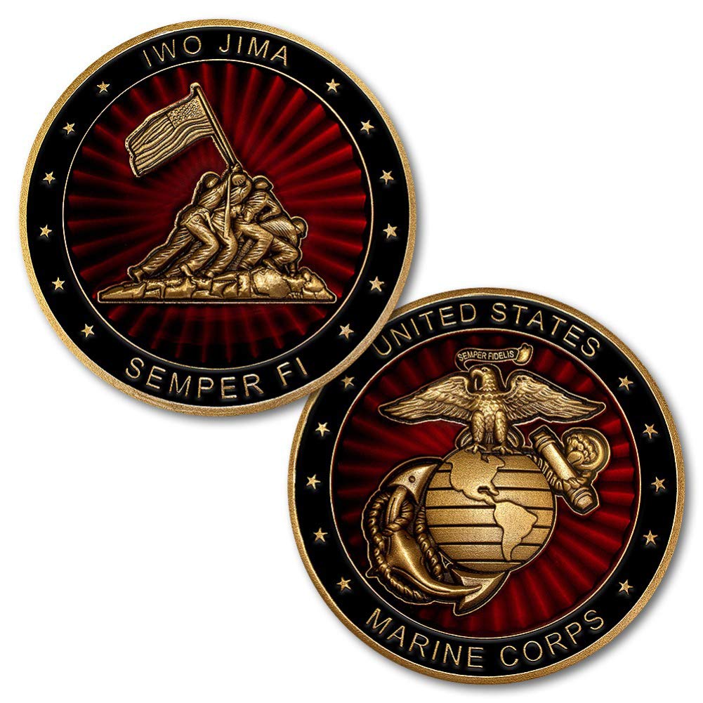 U.S. Marine Corps Iwo Jima Challenge Coin