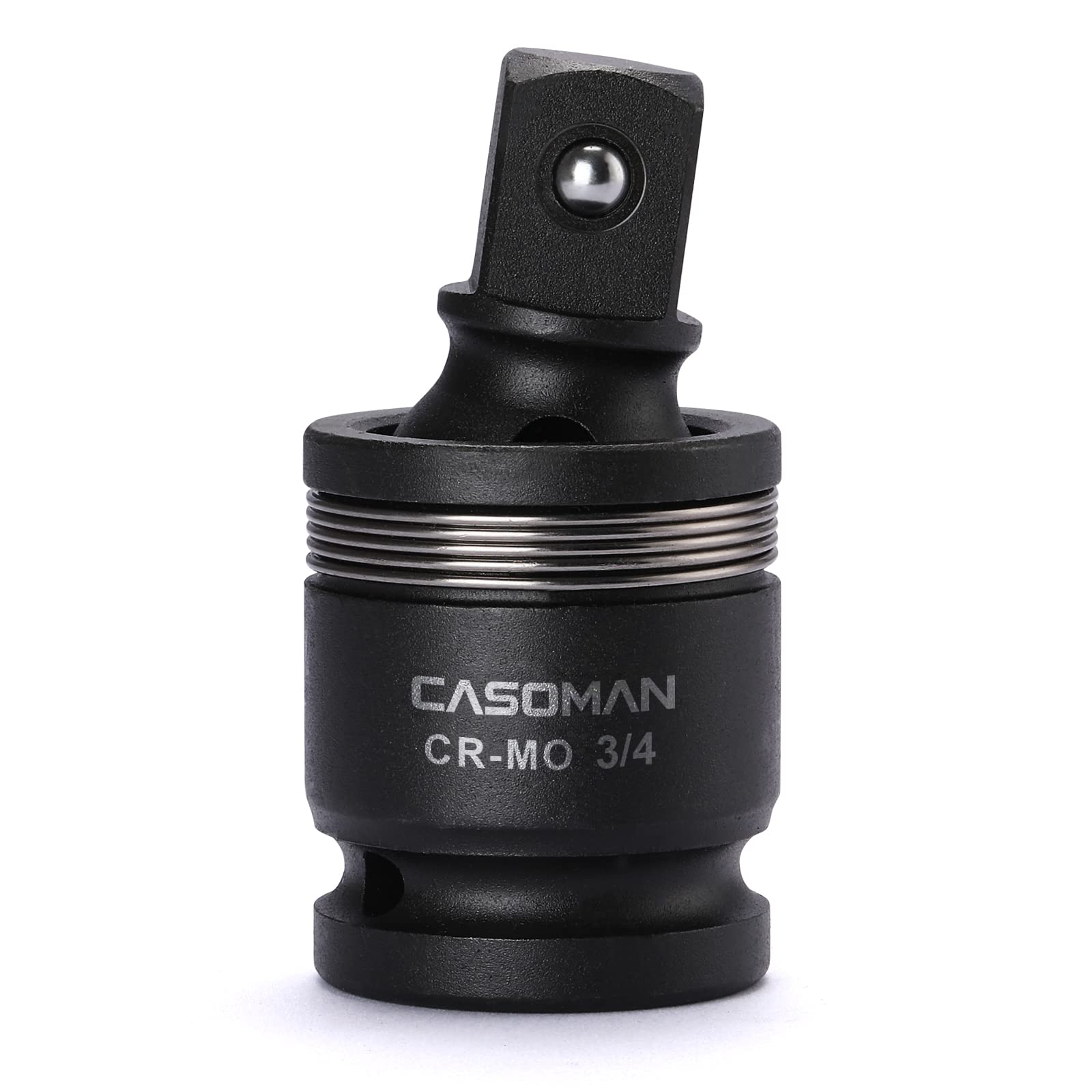 CASOMAN 3/4-Inch Drive Impact Universal Joint, CR-MO, U-Joint Sockets, Flexible, Radius Corner Design