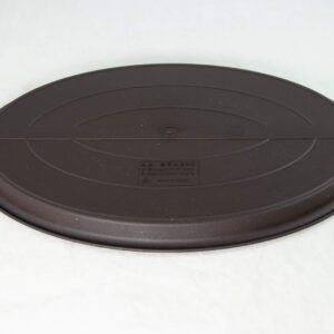 Calibonsai 3 Mix oval Brown Plastic Humidity Tray for Bonsai Tree-9 inch,10.75 inch and 12.5 inch