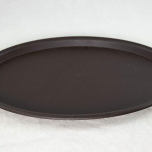 Calibonsai 3 Mix oval Brown Plastic Humidity Tray for Bonsai Tree-9 inch,10.75 inch and 12.5 inch