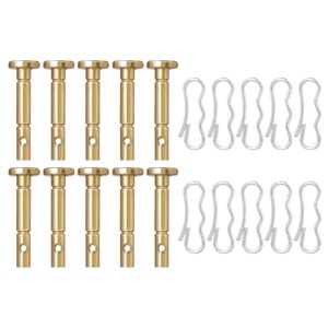 replacement shear pin kit 738-04124a for mtd cad snowblower - shear pins & cotter pins 714-04040 compatible with troy bilt craftsman 2-stage 3-stage snow blower, snow thrower, lawn tractor, 10 set