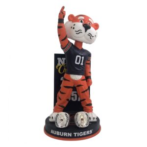 aubie the tiger auburn tigers college football champions bobblehead ncaa