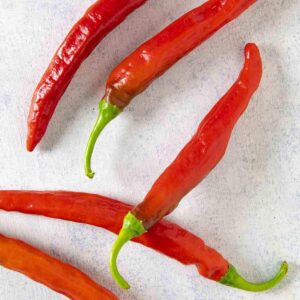 Gaea's Blessing Seeds - Cayenne Pepper Seeds - Heirloom Hot Pepper Long Red Slim Non-GMO Open-Pollinated High Yield Germination Rate 93% Net Wt. 1.0g