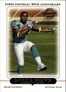 2005 topps #411 ronnie brown nm-mt rc rookie dolphins