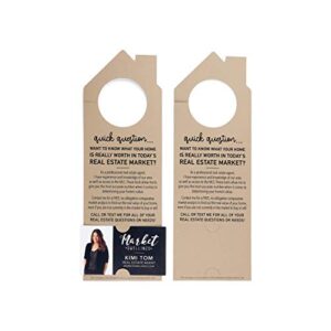 "quick question real estate" | door hanger | 15-dh002