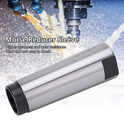 Eboxer MT4 to MT3 Taper Drill Sleeve Reducing Adapter, High Speed Steel Morse Middle Taper Sleeve for Lathe Milling Industrial CNC Fixture Tool