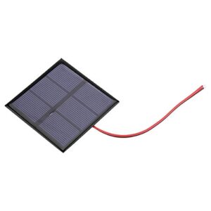 Mini Solar Panel, Portable Solar Panel, 0.7w 1.5v Polysilicon Mini Solar Panel DIY Power Module Charger for 1.2v Battery with Wire for Solar Lamp(70 * 70mm)