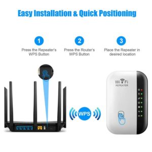 WiFi Extender,2023 Generation WiFi Booster,Covers Up to 3000 Sq.ft,Internet Booster with Ethernet Port,Wifiblast,1-Tap Setup,Access Point,WiFi Extenders Signal Booster for Home