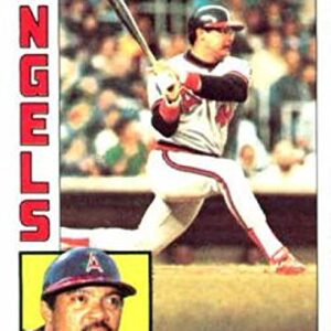 1984 Topps Baseball #100 Reggie Jackson California Angels Official MLB Baseball Trading Card in Raw (Ex-Mt Excellent-Mint or Better) Condition