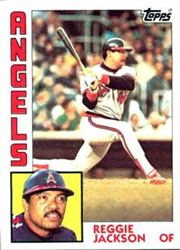 1984 Topps Baseball #100 Reggie Jackson California Angels Official MLB Baseball Trading Card in Raw (Ex-Mt Excellent-Mint or Better) Condition