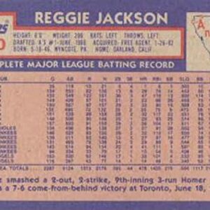 1984 Topps Baseball #100 Reggie Jackson California Angels Official MLB Baseball Trading Card in Raw (Ex-Mt Excellent-Mint or Better) Condition