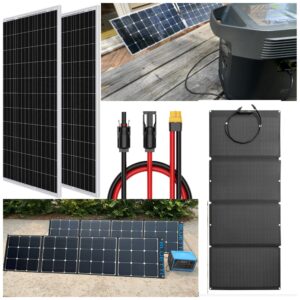 Solar Charge Cable Solar Connector to XT60 Adapter Connector Connect Solar Panel for Portable Power Station Solar Generator for Lipo Battery Pack EFDELTA Portable Power Station River 600 3M/9.84Ft