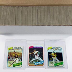 1980 Topps Baseball Complete Set (726) Rickey Henderson RC Ozzie Smith