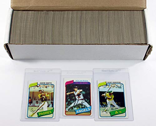 1980 Topps Baseball Complete Set (726) Rickey Henderson RC Ozzie Smith