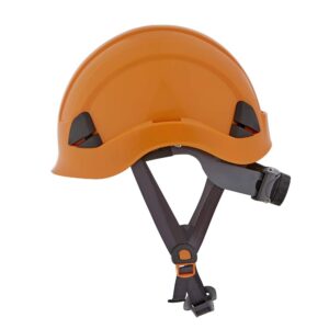 Jackson Safety CH-300 Climbing Industrial Hard Hat, Non-Vented, 6-pt. Suspension, Orange, 20903, Large