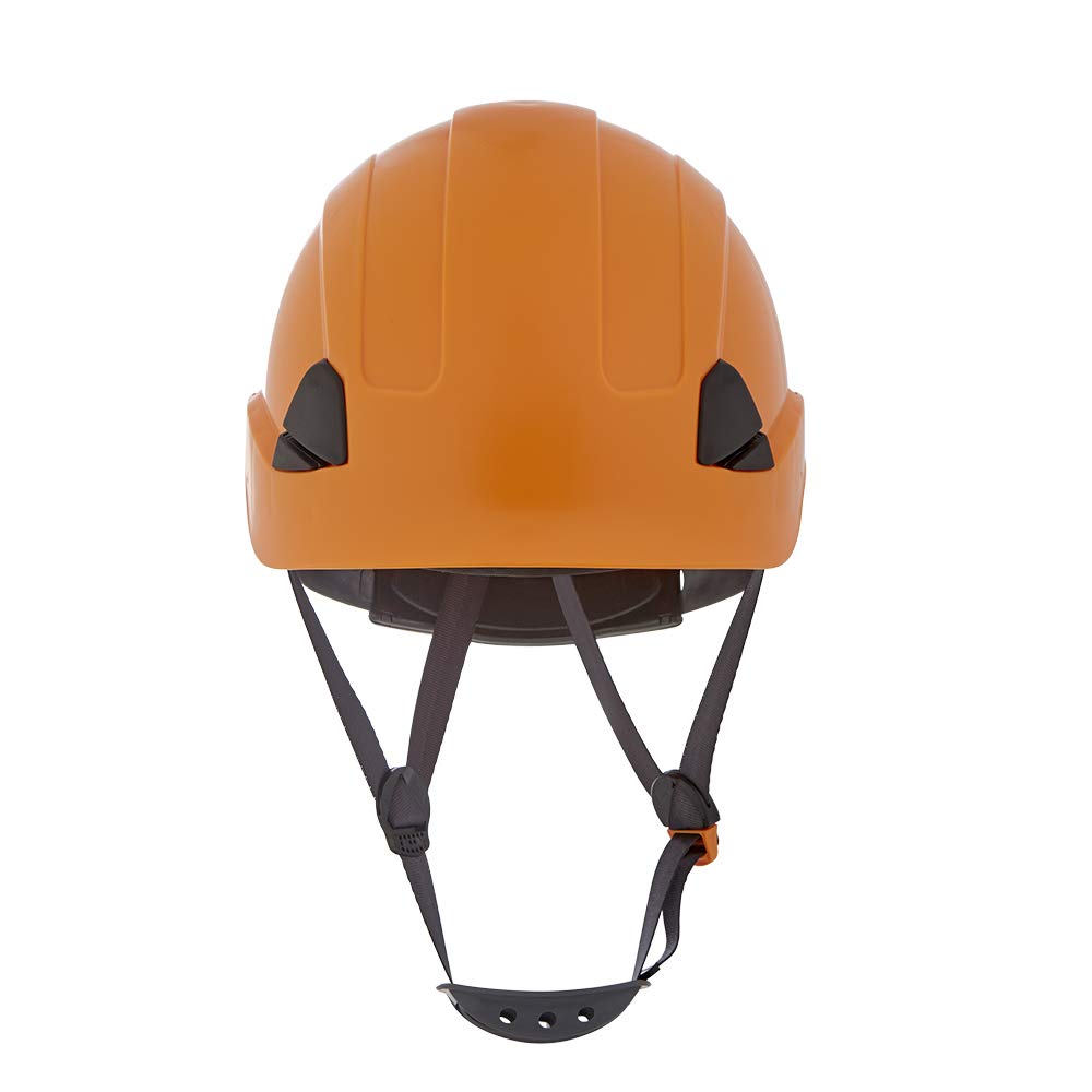 Jackson Safety CH-300 Climbing Industrial Hard Hat, Non-Vented, 6-pt. Suspension, Orange, 20903, Large