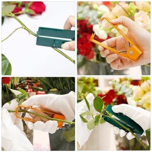 Metal Leaf Thorn Stripper Tool,Rose Stripper Tool, Rose Removing Burrs Pliers & Garden