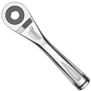 1 x SabreCut MRSC01 Mini Micro Ratchet 1/4" Hex Stainless Steel Professional 72 Tooth Gear Hand Ratchet Wrench