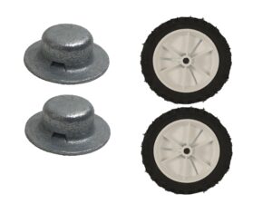 new (2) genuine toro 66-6510 wheels 32112-14 caps ccr2000 ccr2450 ccr3650 snowblower + full model list in description