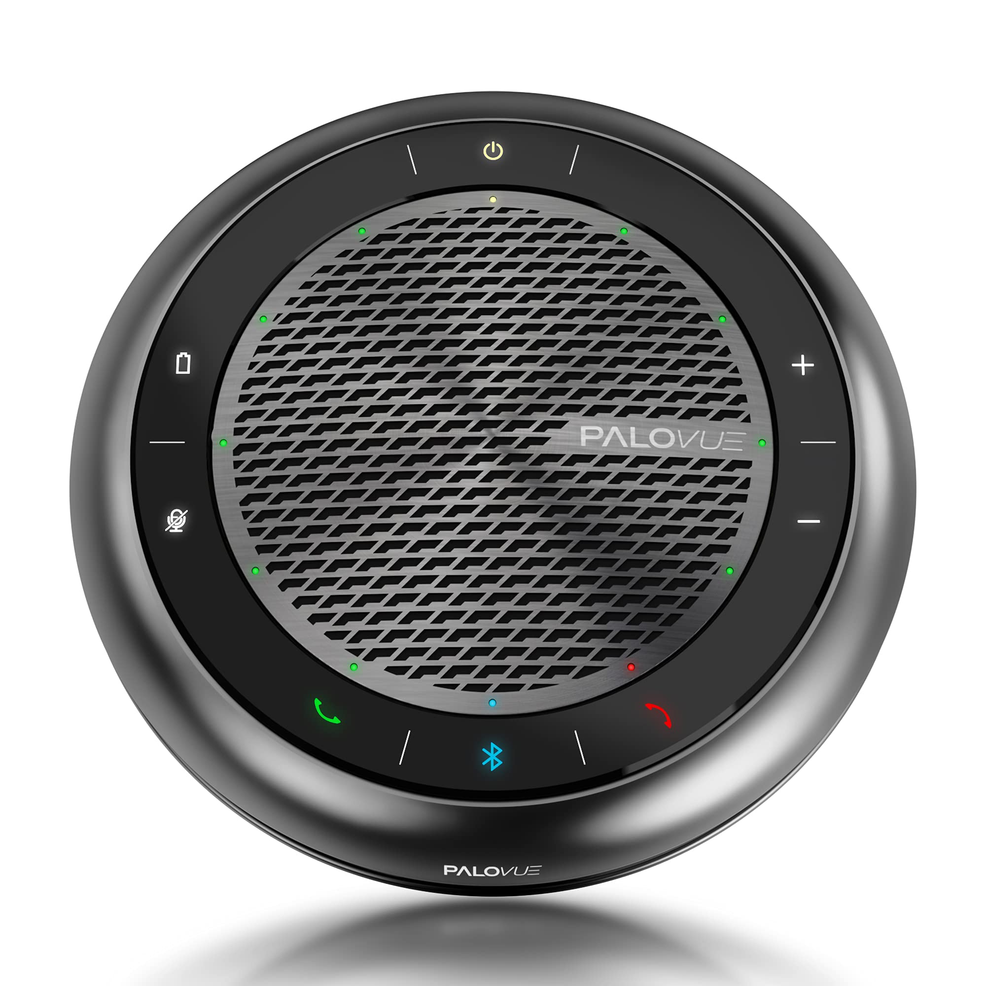 PALOVUE Bluetooth Speakerphone, Touch Control USB Conference Speaker and Microphone with CVC 8.0 Noise Cancelling and 360° Enhance Voice Pickup, 15Hours Calling Time for Home Office