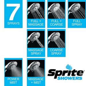 Sprite Showers Pure 7-Setting Filtered 1.75GPM Shower Handle in Chrome